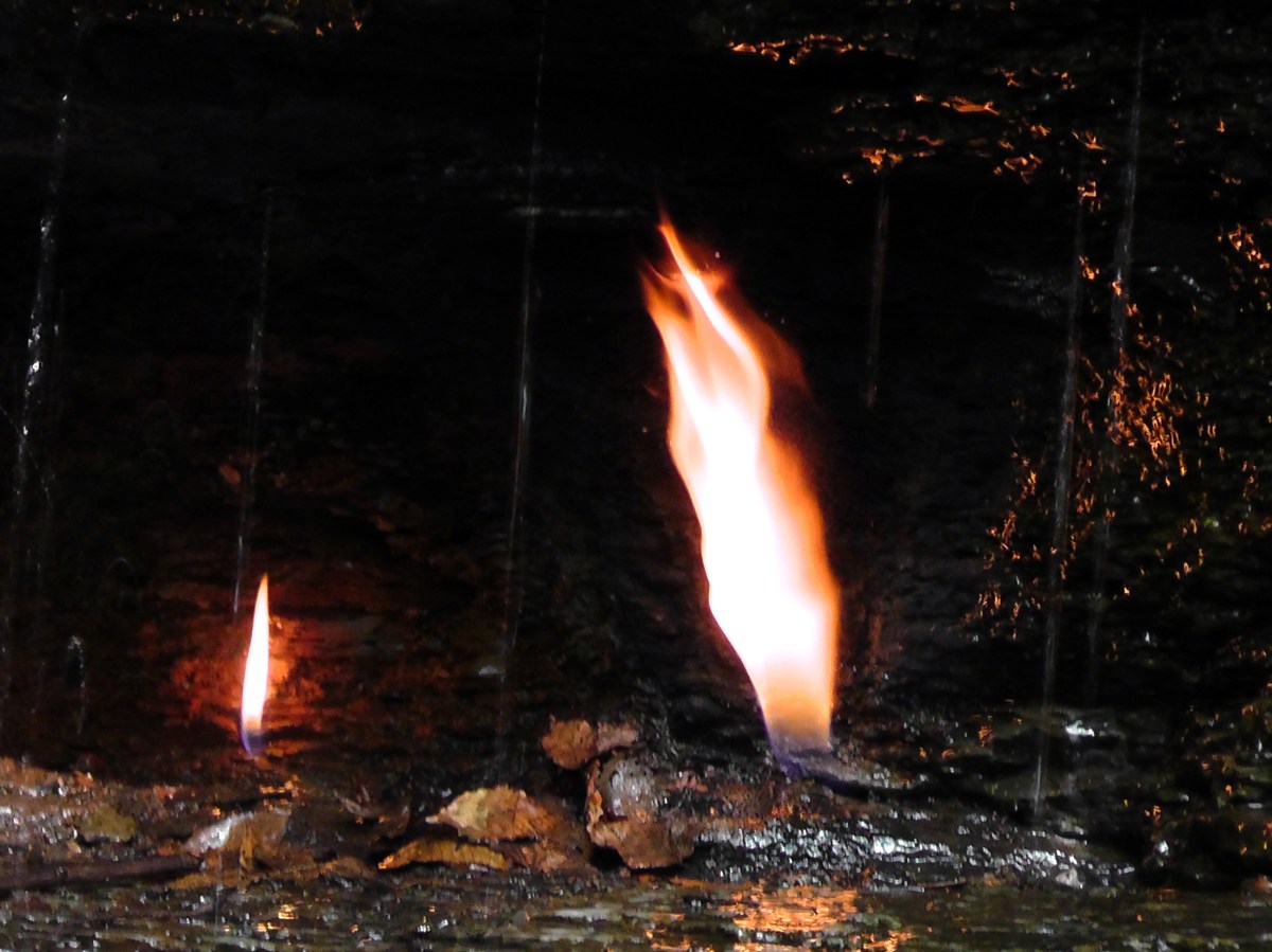 Eternal Flame Falls | Where's my backpack?
